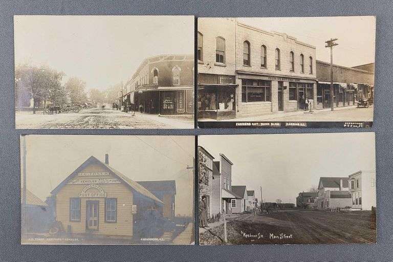 Postcards - Illinois Real Photo - Matthew Bullock Auctioneers