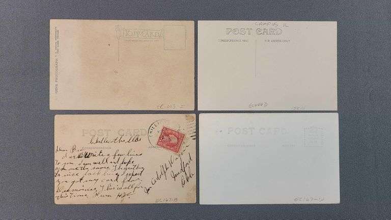 Postcards - Illinois Real Photo - Matthew Bullock Auctioneers