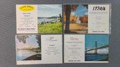Postcards - Airline Menu - Matthew Bullock Auctioneers