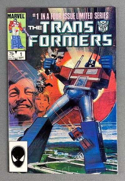 Marvel Comics The Transformers No. 1 - Matthew Bullock Auctioneers