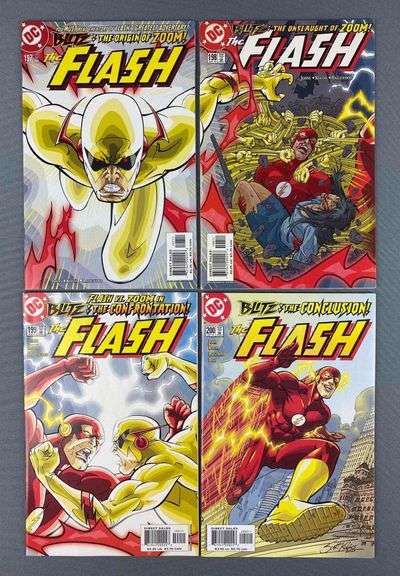 Group of 4 DC The Flash Blitz The Origin of Zoom - Matthew Bullock ...