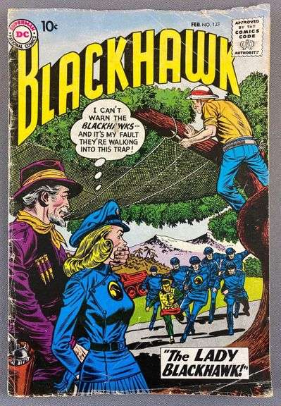 DC Comics Blackhawk No. 133 Comic Book - Matthew Bullock Auctioneers