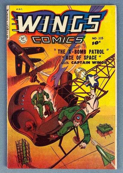 Fiction House Wings Comics No. 115 - Matthew Bullock Auctioneers