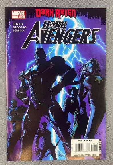 Marvel Comics Dark Reign Dark Avengers No. 1 - Matthew Bullock Auctioneers