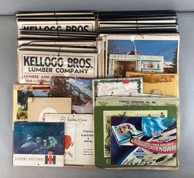 Group of 40+ Assorted Calendars - Matthew Bullock Auctioneers