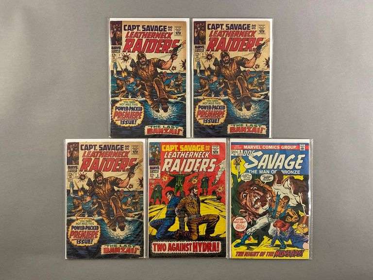 Group of 11 Assorted Marvel Military Comic Books - Matthew Bullock ...