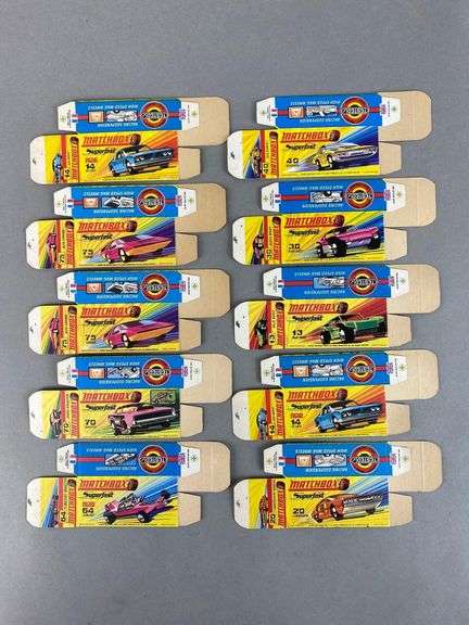 Group of 10 Matchbox H Type Boxes - Matthew Bullock Auctioneers