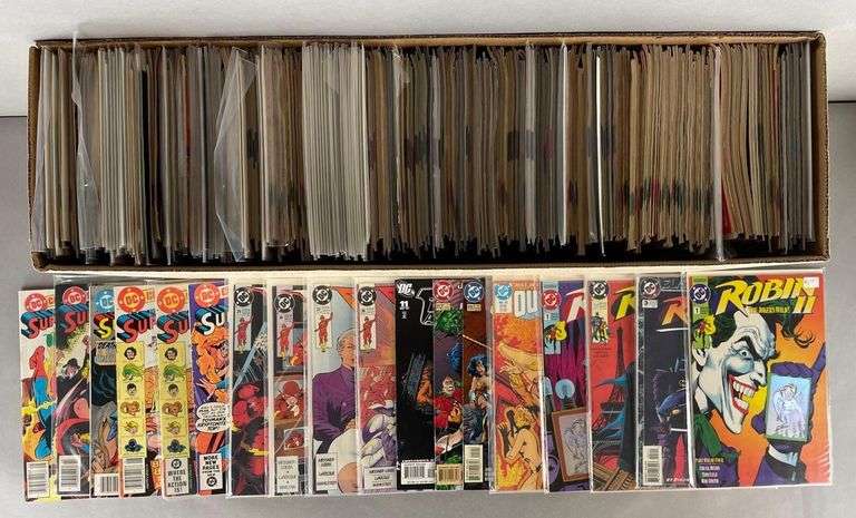 Long Box of 230+ DC Comic Books - Matthew Bullock Auctioneers