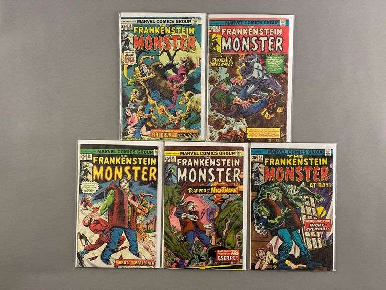 Group of 11 Marvel The Frankenstein Monster Comic Books - Matthew ...