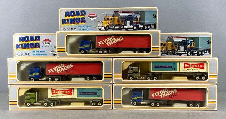 Group of 5 Road Kings HO Scale Die-Cast Semi-Trucks - Matthew Bullock ...