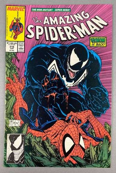 Marvel Comics The Amazing Spider-Man No. 316 - Matthew Bullock Auctioneers