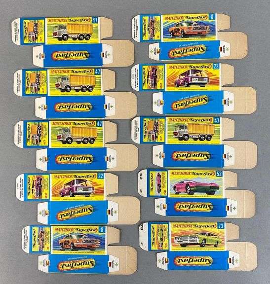 Group of 10 Matchbox G Type Boxes - Matthew Bullock Auctioneers