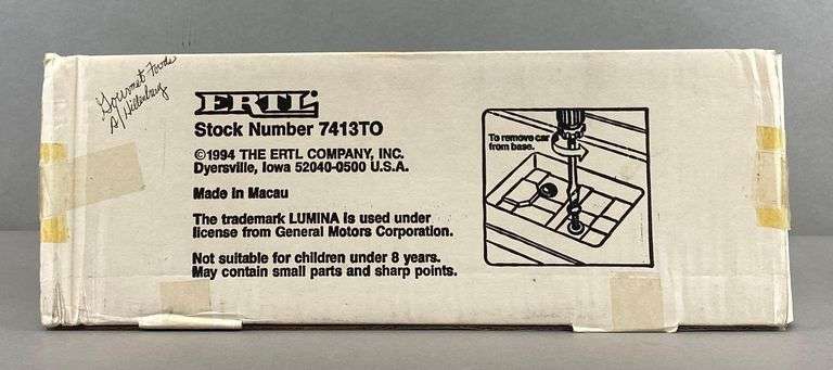 ERTL Andy Hillenburh Gourmet Ford Stock Car - Matthew Bullock Auctioneers