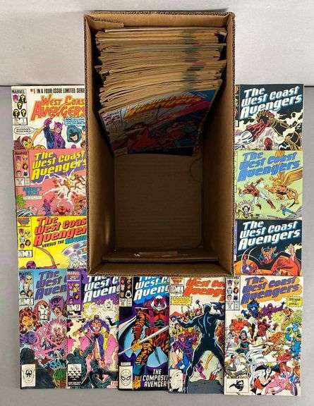 Short Box of Marvel West Coast Avengers Comic Books - Matthew Bullock ...