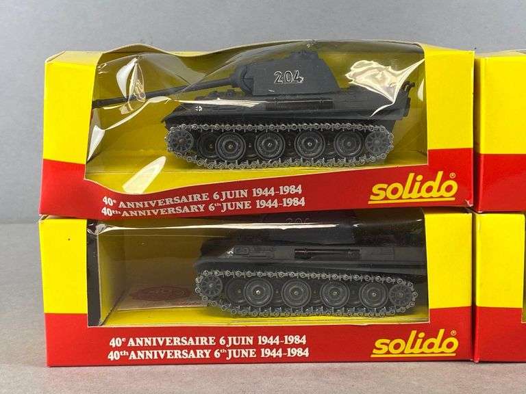Group of 4 Solido PzKpfw Panther Die-Cast Tanks - Matthew Bullock ...