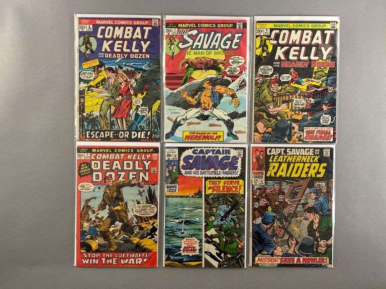 Group of 11 Assorted Marvel Military Comic Books - Matthew Bullock ...