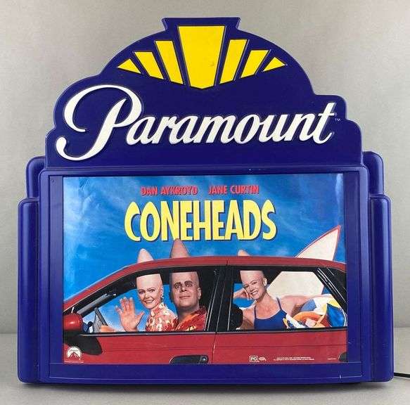 Paramount Pictures The Coneheads Light Up Advertising Sign - Matthew ...