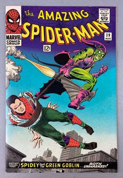 Marvel Comics The Amazing Spider-Man No. 39 - Matthew Bullock Auctioneers