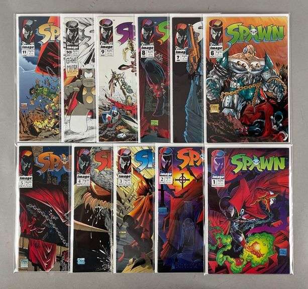 Group of 11 Image Spawn Comic Books - Matthew Bullock Auctioneers