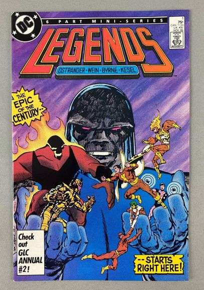 DC Comics Legends No. 1 - Matthew Bullock Auctioneers