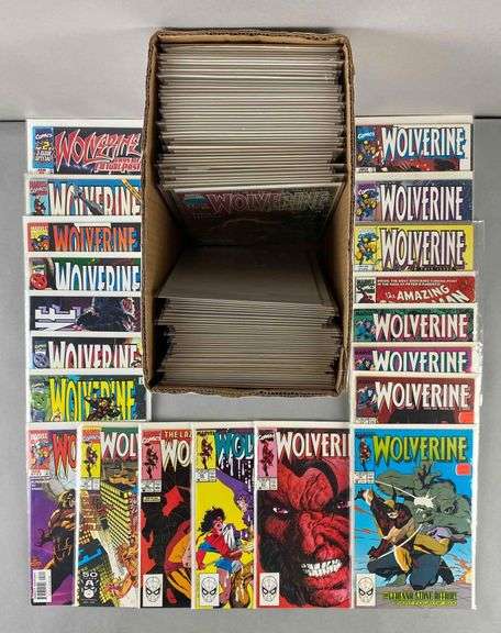 Short Box of Marvel Wolverine Comic Books - Matthew Bullock Auctioneers