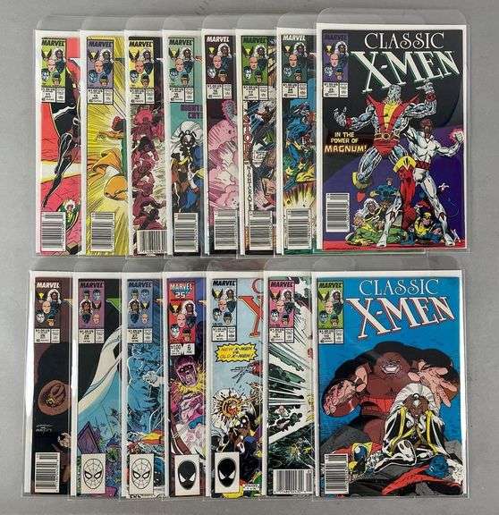 Group of 15 Marvel Classic X-Men Comic Books - Matthew Bullock Auctioneers