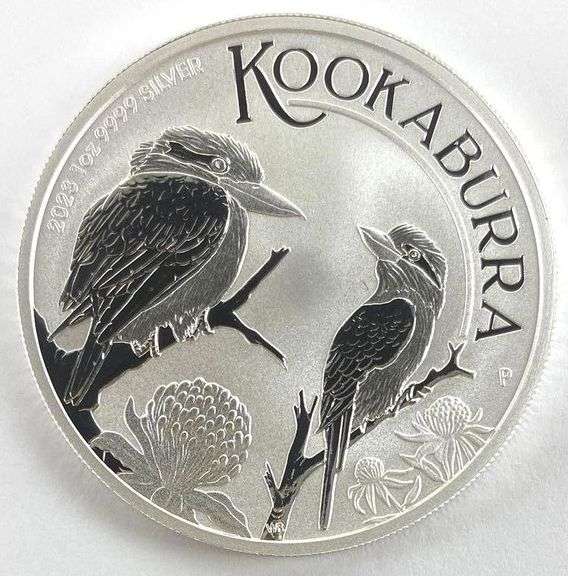 2023 P Kookaburra 1oz. 9999 Fine Silver Round - Matthew Bullock Auctioneers