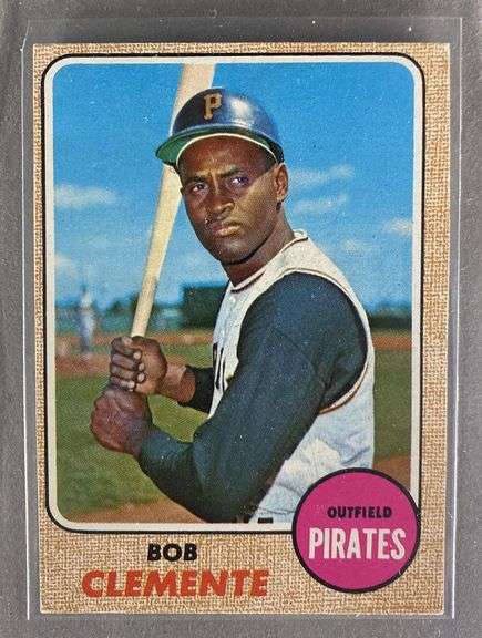 1968 Topps Bob Clemente #150 - Matthew Bullock Auctioneers