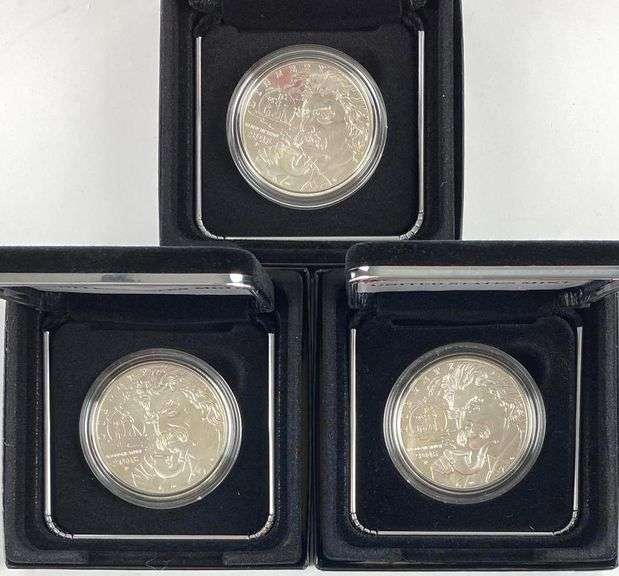 Group of (3) 2016 US Mint Mark Twain Commemorative Coin Sets - Matthew ...