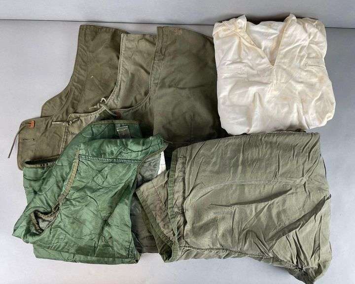 Group of 6 Vintage U.S. Military Clothing Items - Matthew Bullock ...