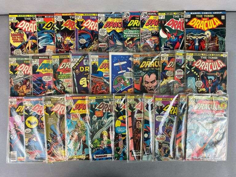 Group of 30+ Marvel Comics Group, Assorted The Tomb of Dracula Comics ...