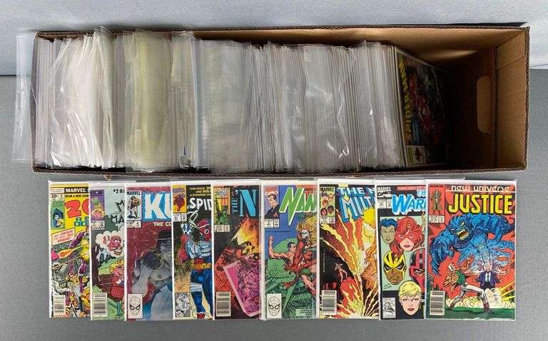 Long Box of Assorted Marvel/Star Comic Books - Matthew Bullock Auctioneers