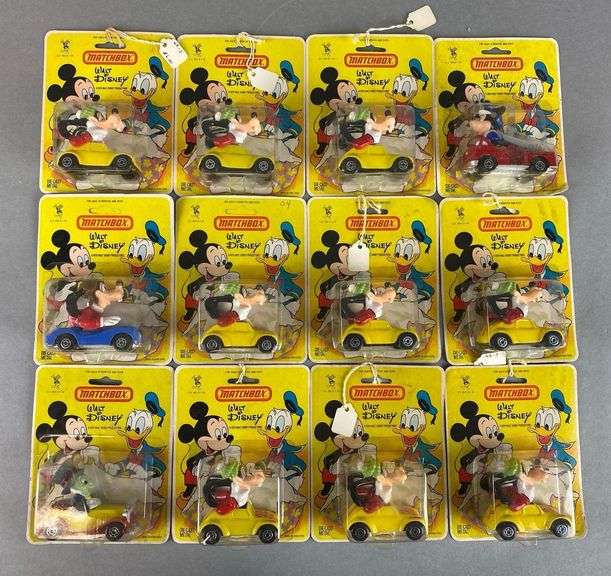 Group of 12 1979 Matchbox Walt Disney Die-Cast Cars With Original Box ...