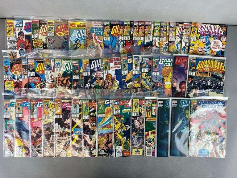 Group of 40+ Marvel Comics, Assorted Guardians of the Galaxy Comics ...