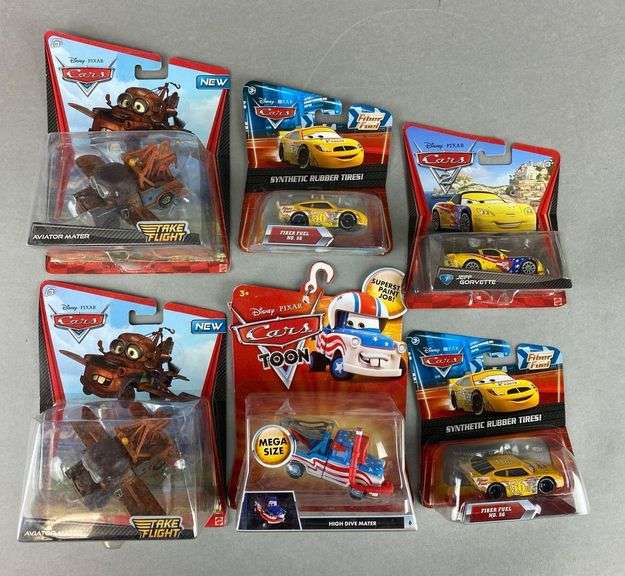 Group of 6 Mattel Disney Cars Toys - Matthew Bullock Auctioneers