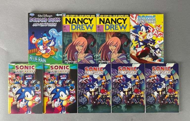 Group of 9 Sonic the Hedgehog Archive Comic Books and More - Matthew ...