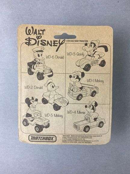Group of 12 1979 Matchbox Walt Disney Die-Cast Cars With Original Box ...
