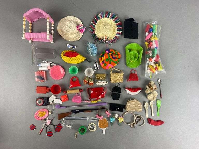 Group of 60+ Assorted Mattel Barbie Accessories - Matthew Bullock ...