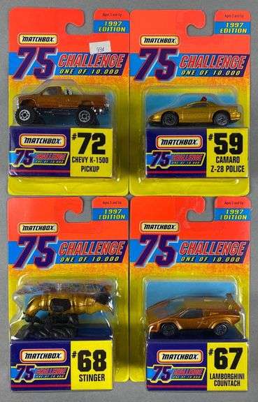 Group of 50+ Matchbox 75 Challenge Die-Cast Vehicles - Matthew Bullock ...