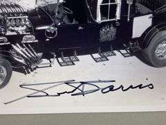 The Munsters George Barris The Dragula Signed Photograph - Matthew ...