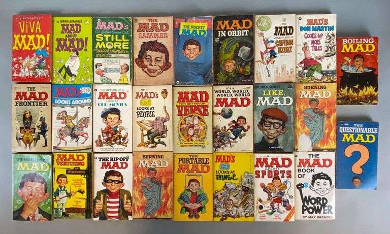Group of 20+ Mad Magazine Books - Matthew Bullock Auctioneers