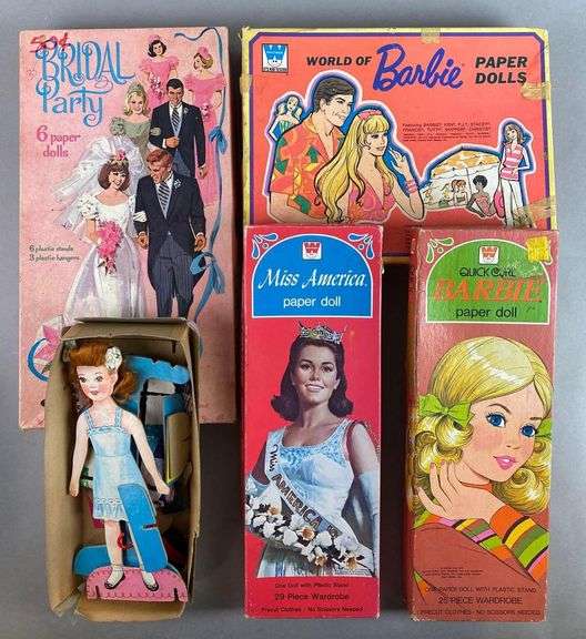 Group of 5 Whitman Paper Doll Sets - Matthew Bullock Auctioneers