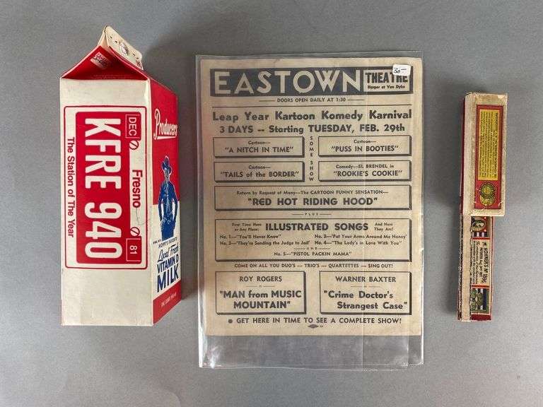 Group of 3 Roy Rogers Items and More - Matthew Bullock Auctioneers