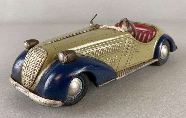 Distler BMW No. 326 Wanderer Convertible Tin Wind Up Car - Matthew ...