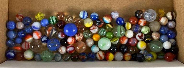 Group of 80+ Marbles and More - Matthew Bullock Auctioneers