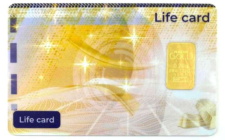 .2 Grams .9999 Fine Gold Life Card - Matthew Bullock Auctioneers