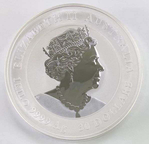 2023 $30 Elizabeth II Australia Rabbit 1KILO 9999 Fine Silver Round ...