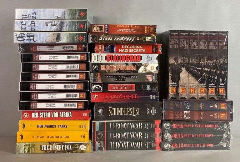 Group of 30+ WW2 German VHS and More - Matthew Bullock Auctioneers