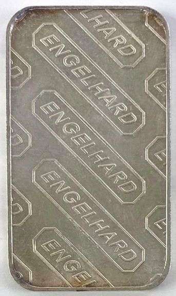 Engelhard E Logo Cast Vertical 1oz. 999 Fine Silver Ingot / Bar ...