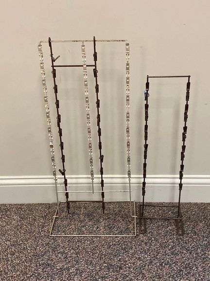 Group of 3 Potato Chip Bag Display Racks - Matthew Bullock Auctioneers